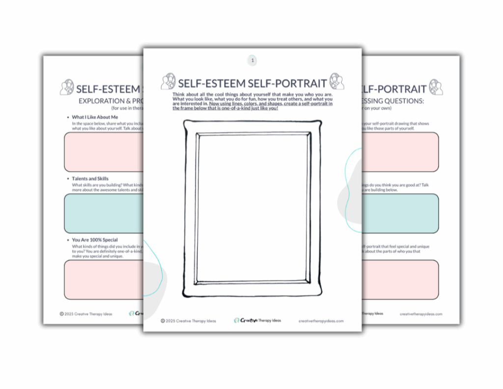 The Ultimate Printable Art Therapy Activities PDF - Creative Therapy Ideas