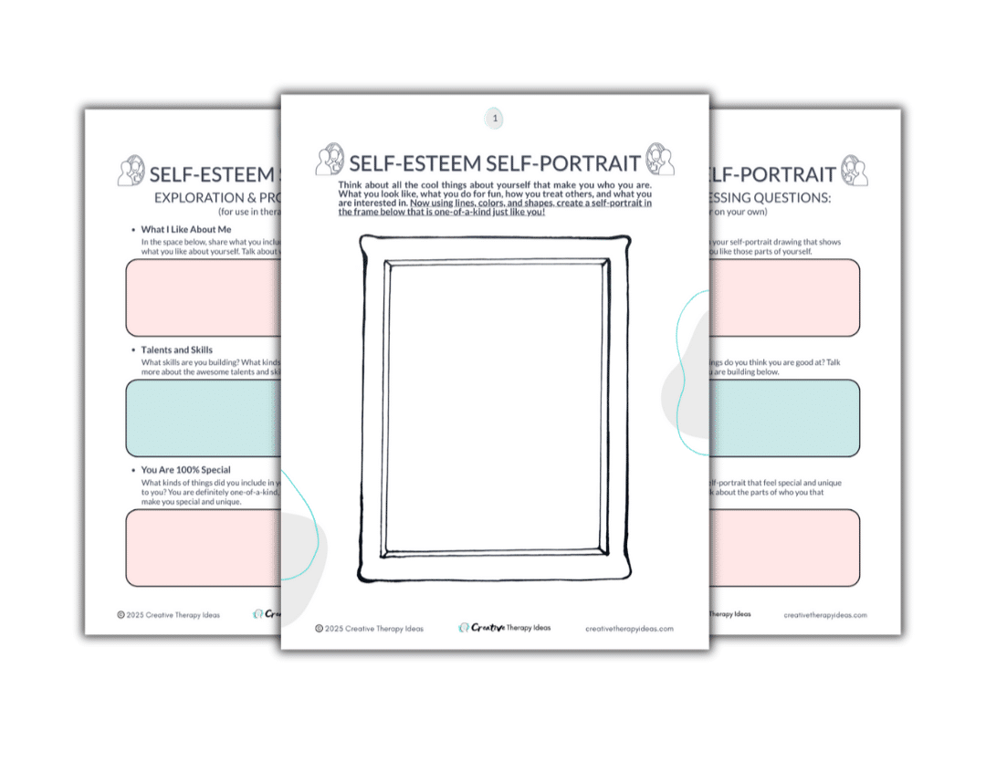 The Ultimate Printable Art Therapy Activities PDF - Creative Therapy Ideas