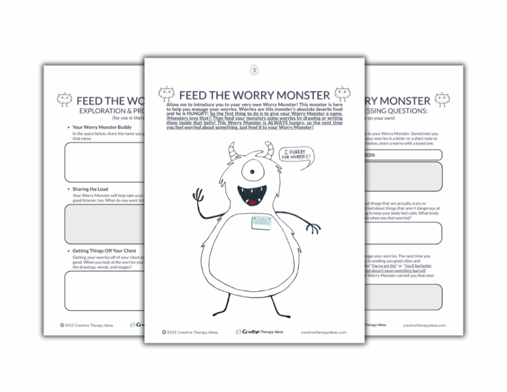 The Ultimate Printable Art Therapy Activities PDF - Creative Therapy Ideas