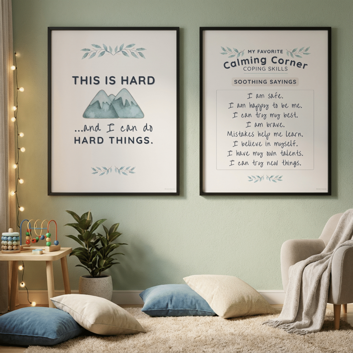The Best Calm Down Corner Posters for Your Therapy Office - Creative ...